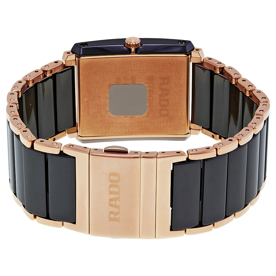 Rado Integral L Black Dial Black Ceramic Men's Watch R20962152 ...