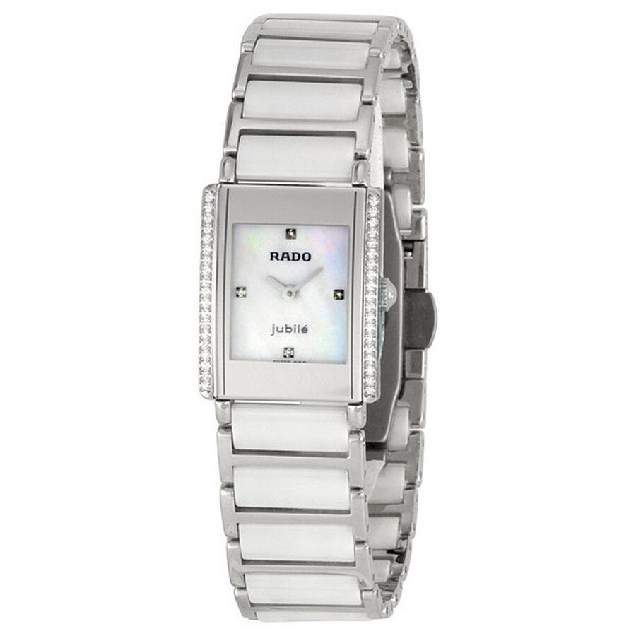 Rado Integral Super Jubile Pearl Ceramic Mini Ladies Watch R20430902 ...