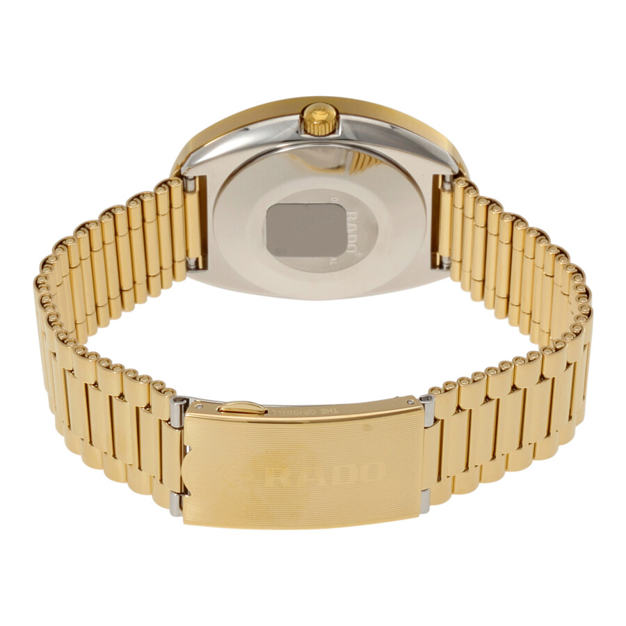 Rado Original L Automatic Yellow Gold Dial Men's Watch R12413643 ...
