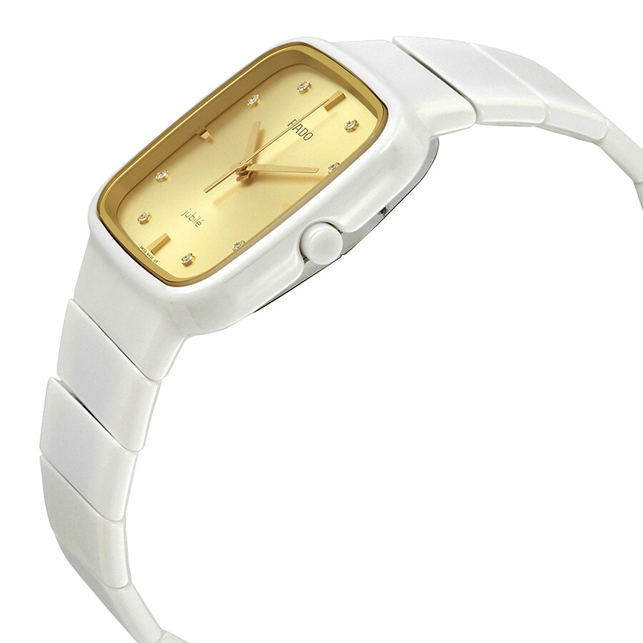 Rado R5.5 Jubile Champagne Diamond Dial Ladies Watch R28900702 ...