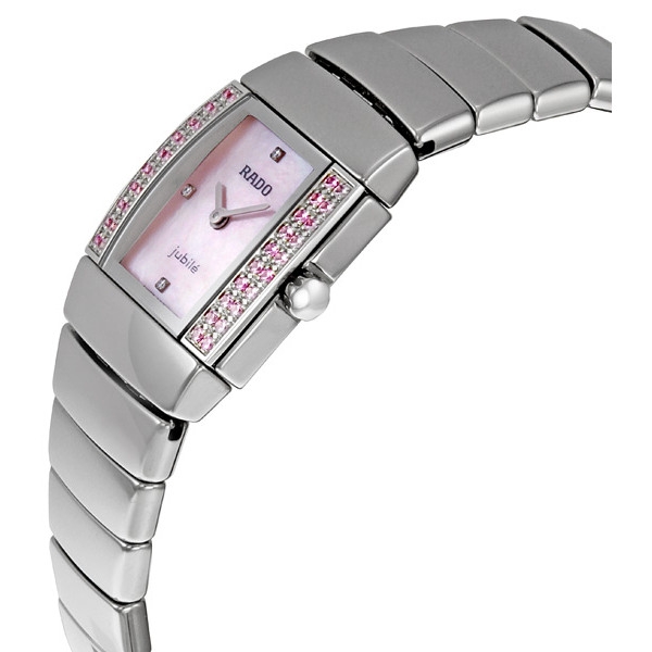 Rado Sintra Supe Jubile Pink Mother of Pearl Diamond Mini Ladies Watch ...