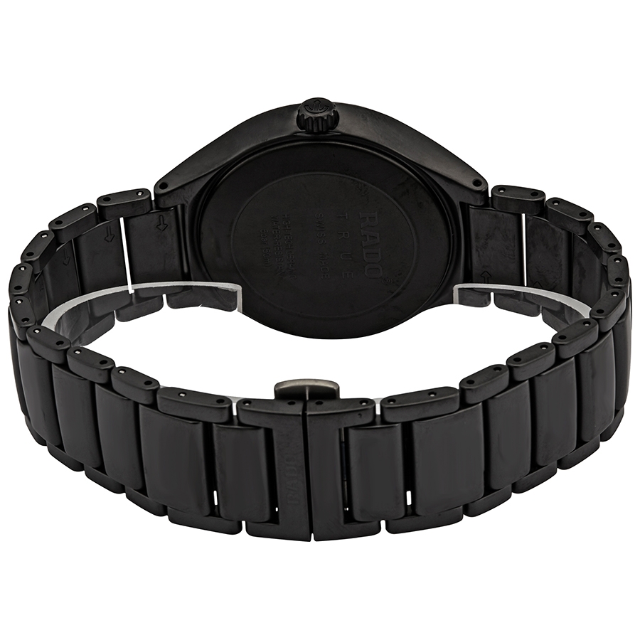 Rado True Automatic Black Dial Men's Watch R27071152 7612819051178 ...