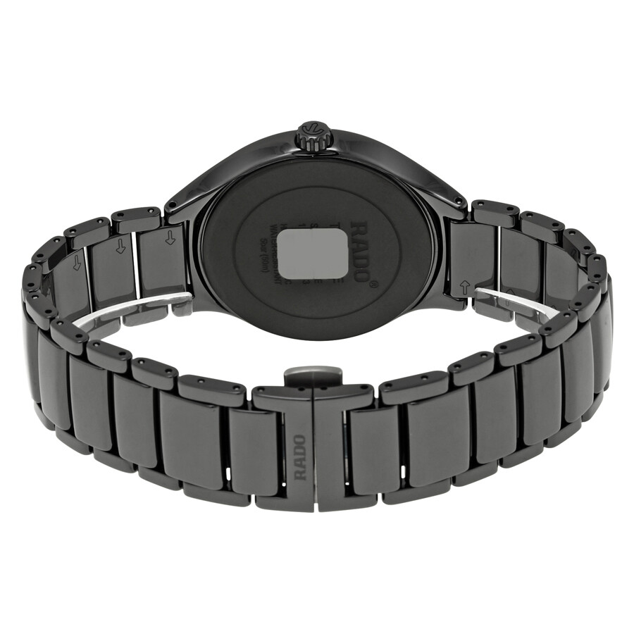 Rado True Black Dial Ceramic Men's Watch R27238162 7612819051499 ...