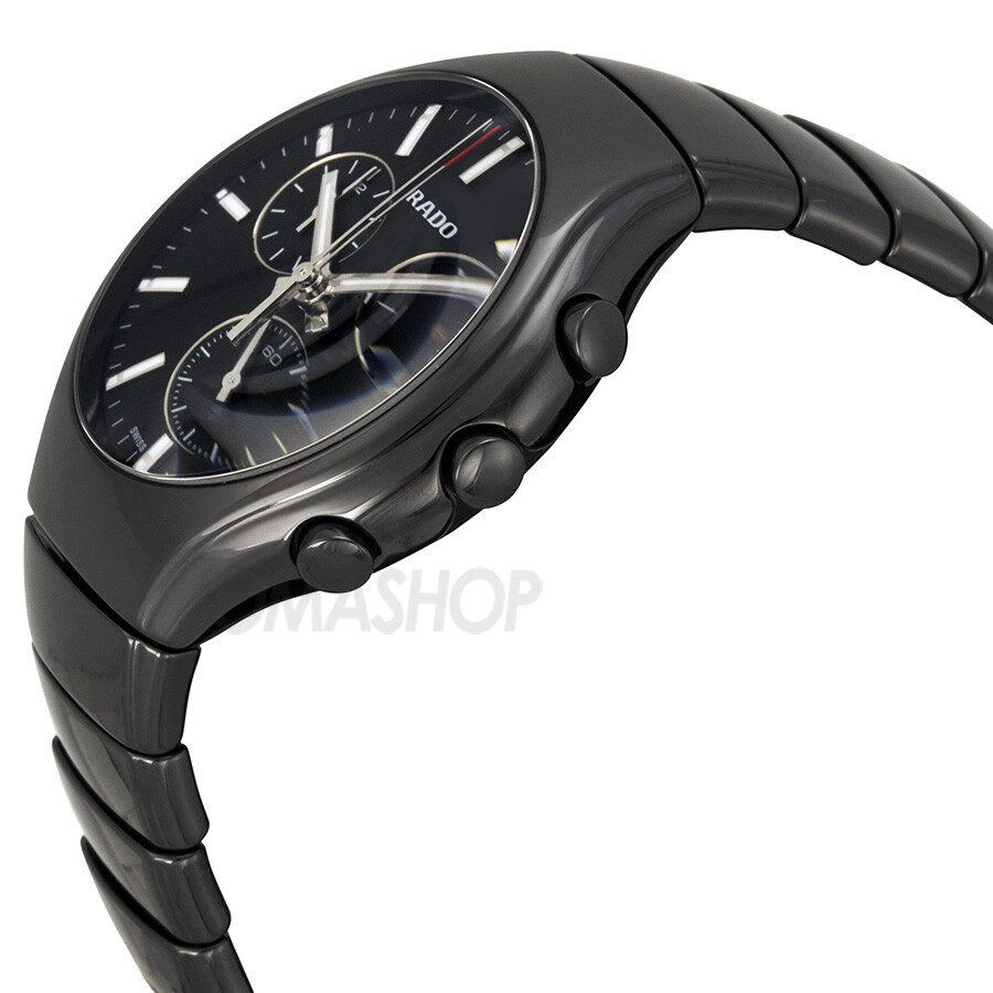 Rado True Black Dial Chronograph Men's Watch R27814162 7612819047034 ...