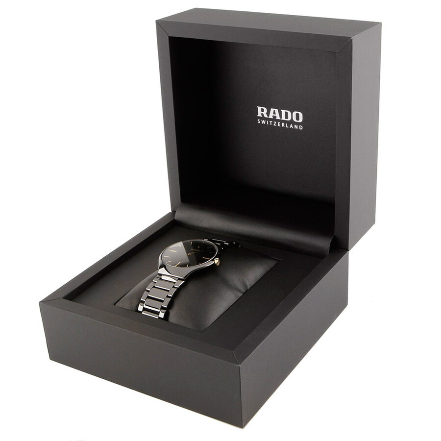 Rado True Black Dial Men's Watch R27741172 7612819046433 - Watches ...