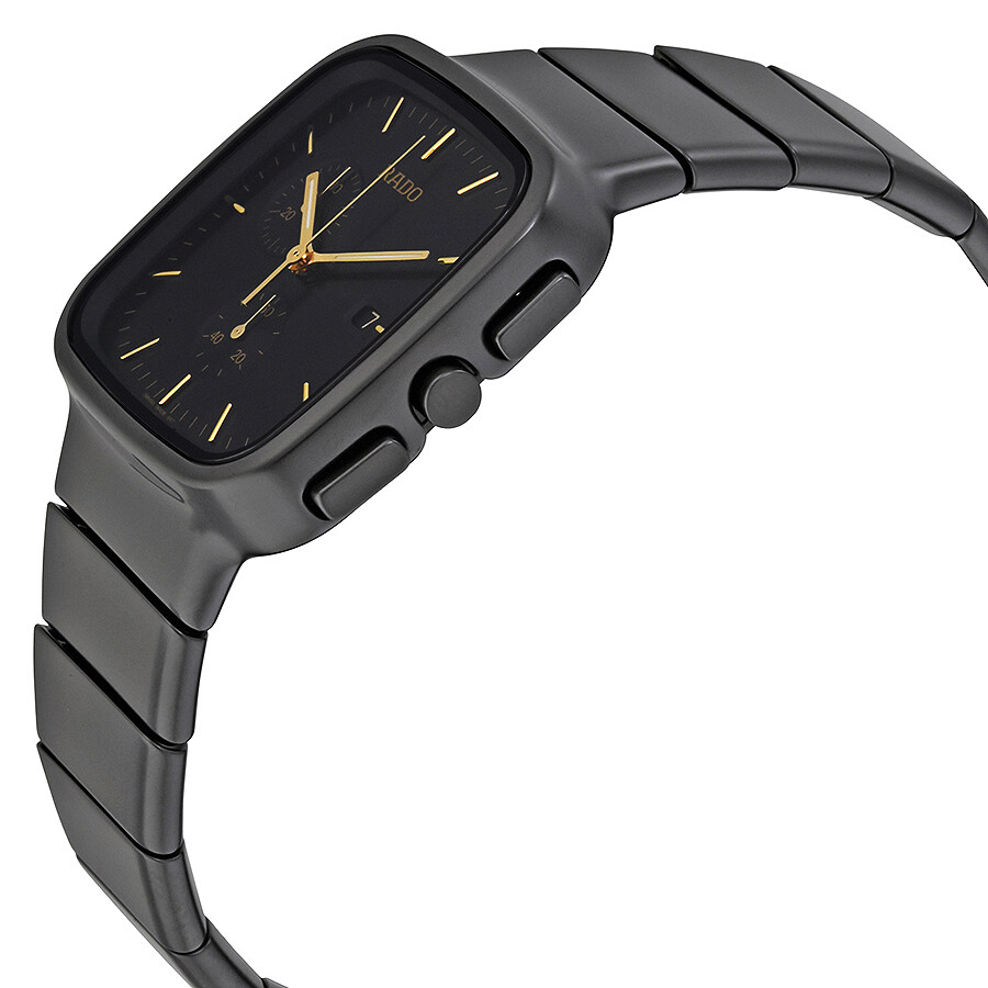 Rado True R5.5 Chronograph Black Dial Ceramic Men's Watch R28886172 ...