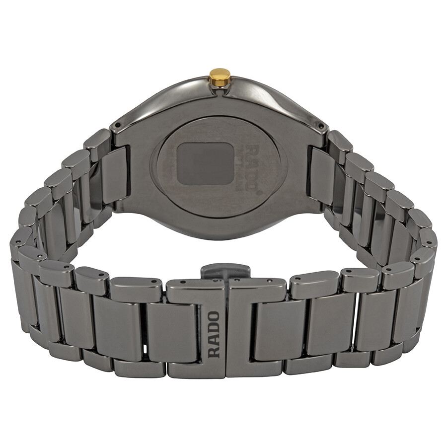 Rado True Silver Dial Ceramic Men's Watch R27955112 7612819046440 ...