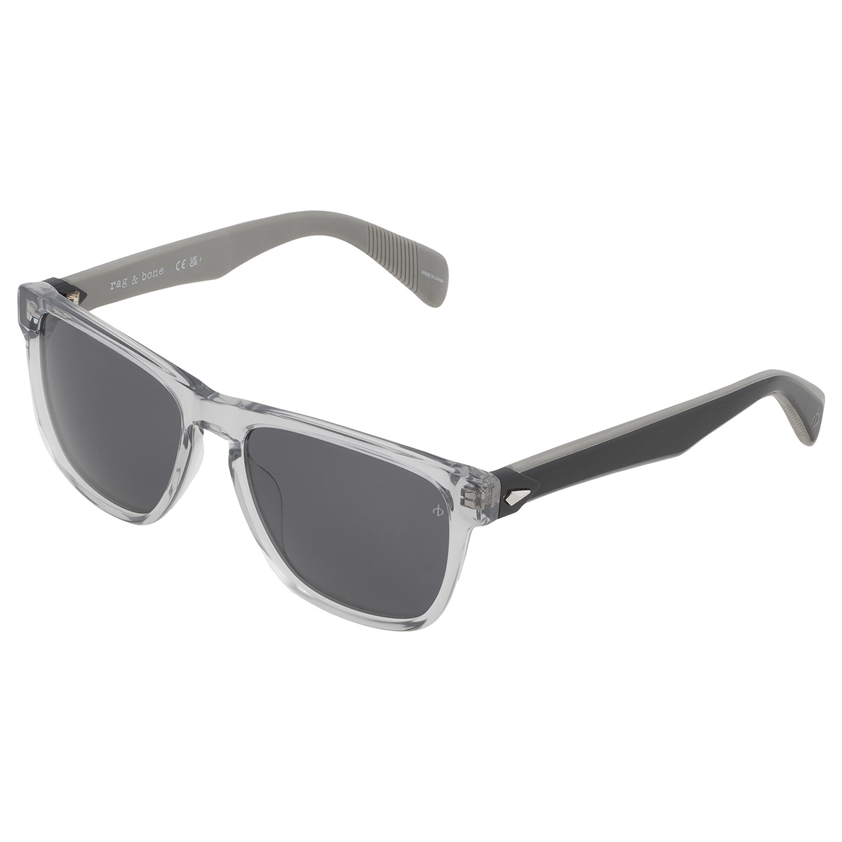 Rag And Bone Ir Gray Square Men's Sunglasses RNB5031/G/S 0KB7/IR 56 ...