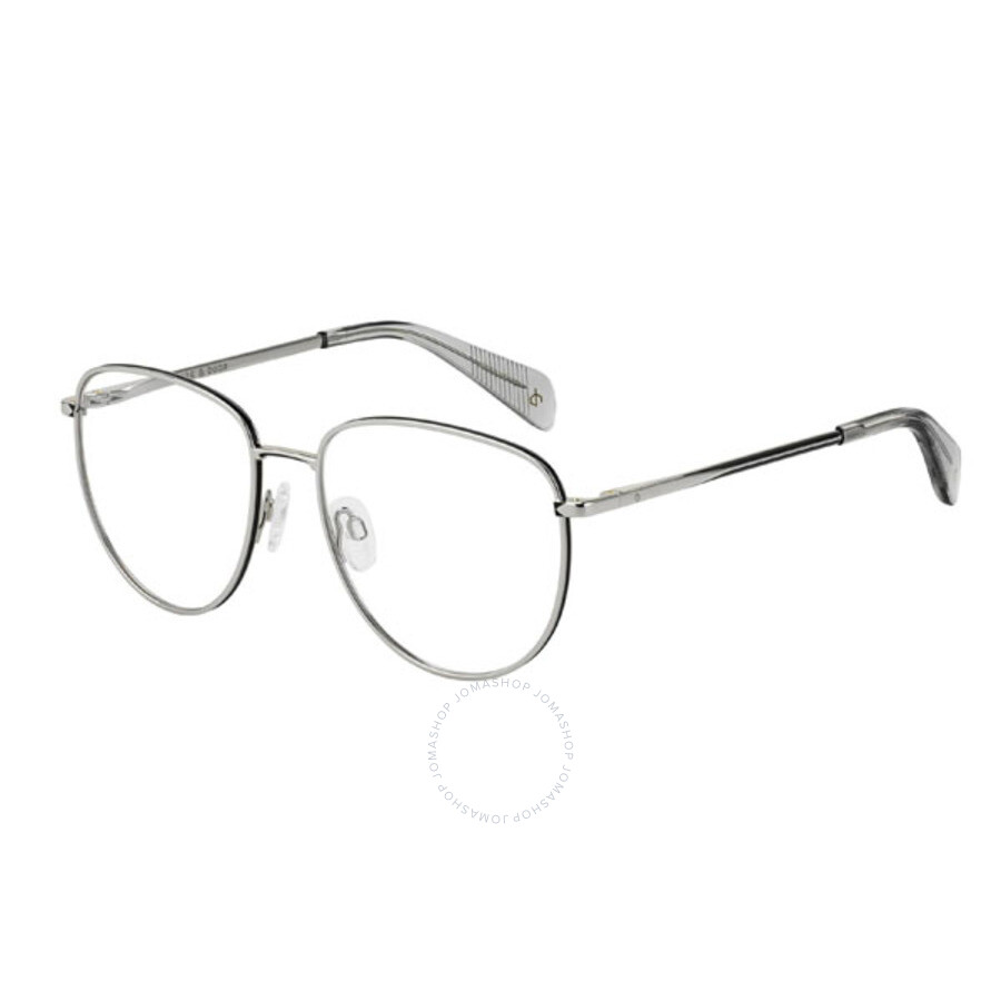 Rag And Bone Rag And Bone Ladies Silver Tone Pilot Eyeglass Frames