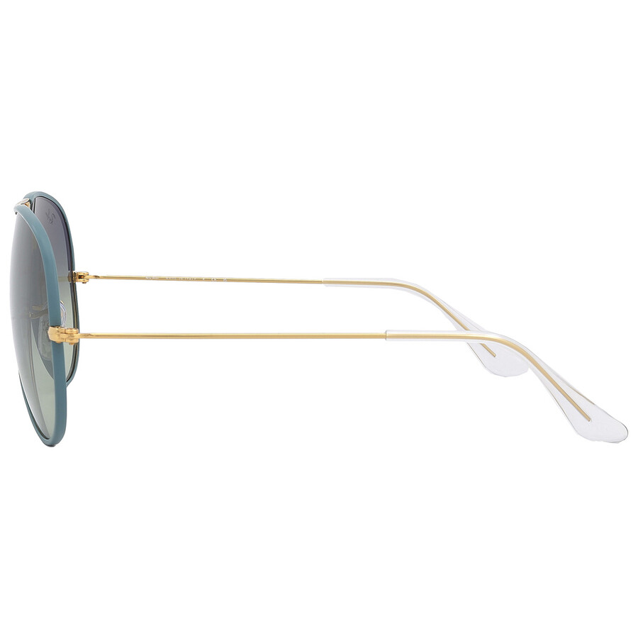 Ray-Ban Aviator Full Color Legend Green/Blue Gradient Unisex Sunglasses ...