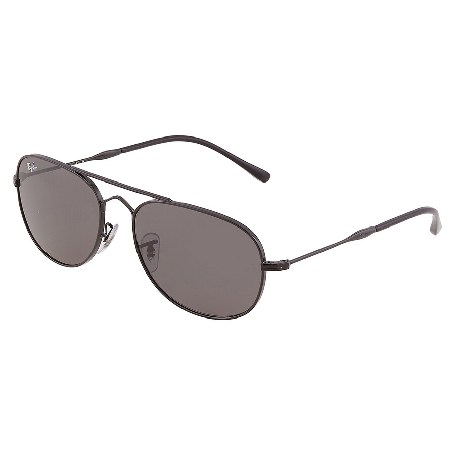 Ray-Ban BAIN BRIDGE Dark Grey Pilot Unisex Sunglasses RB3735 002/B1 57 ...