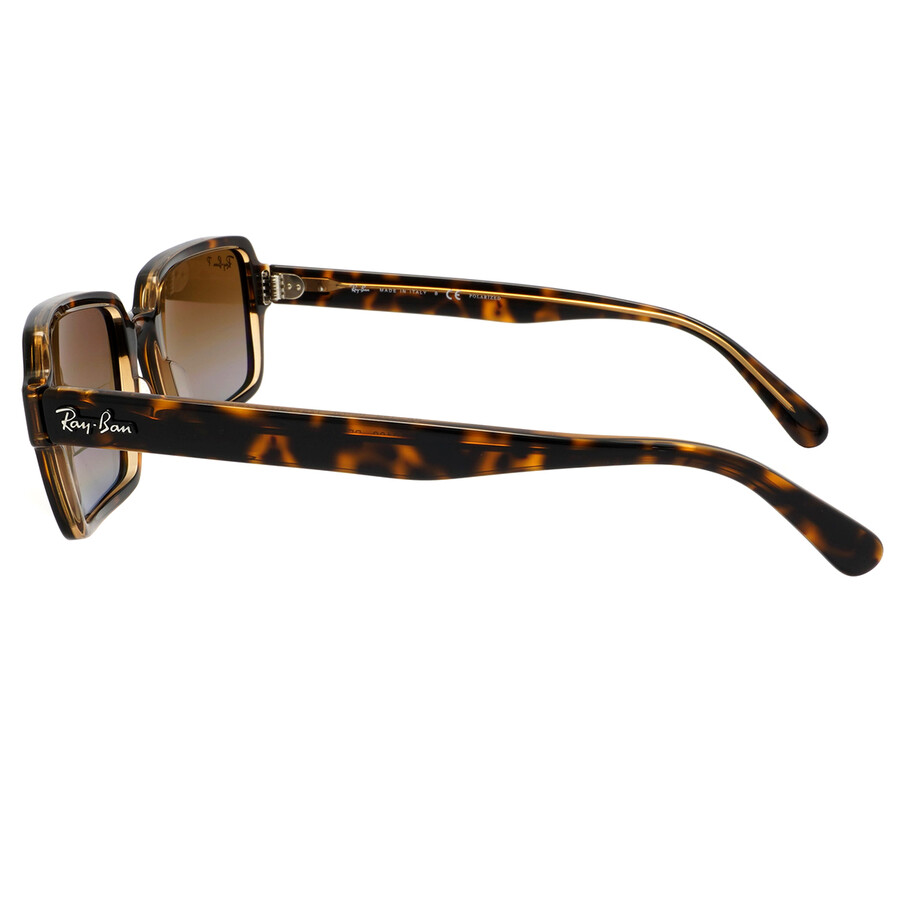 Ray-Ban Benji Grey/Yellow Gradient Rectangular Unisex Sunglasses RB2189 ...