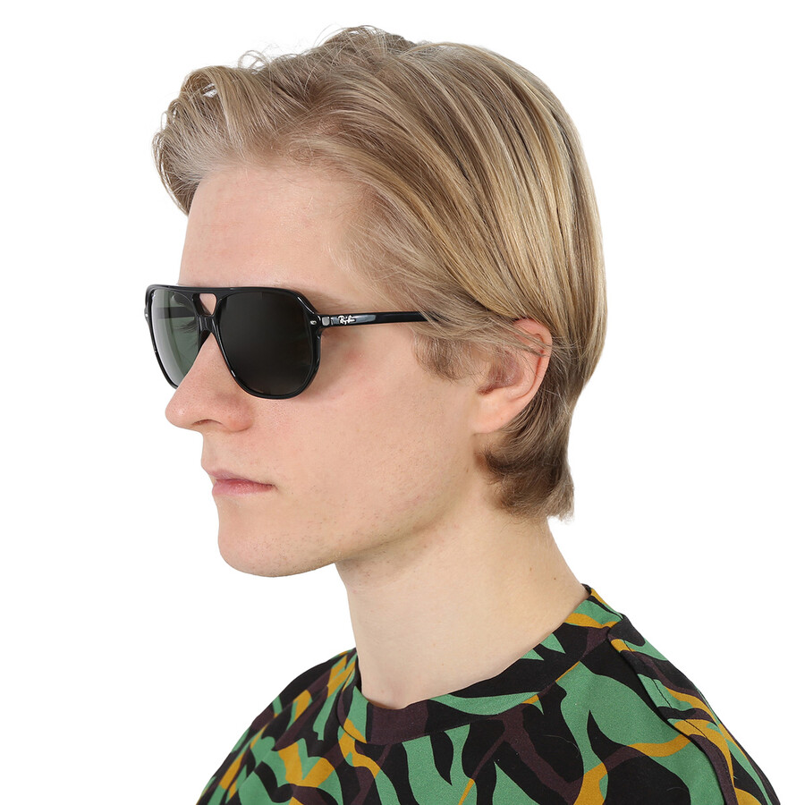 Ray-Ban Bill One Green Navigator Unisex Sunglasses RB2205 901/31 60 8056597936231 - Sunglasses ...