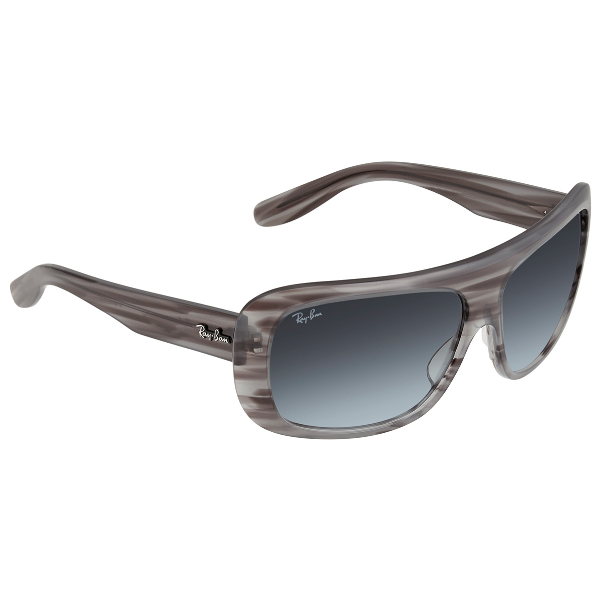 Ray-Ban Blair Blue Gradient Grey Rectangular Unisex Sunglasses RB2196 ...