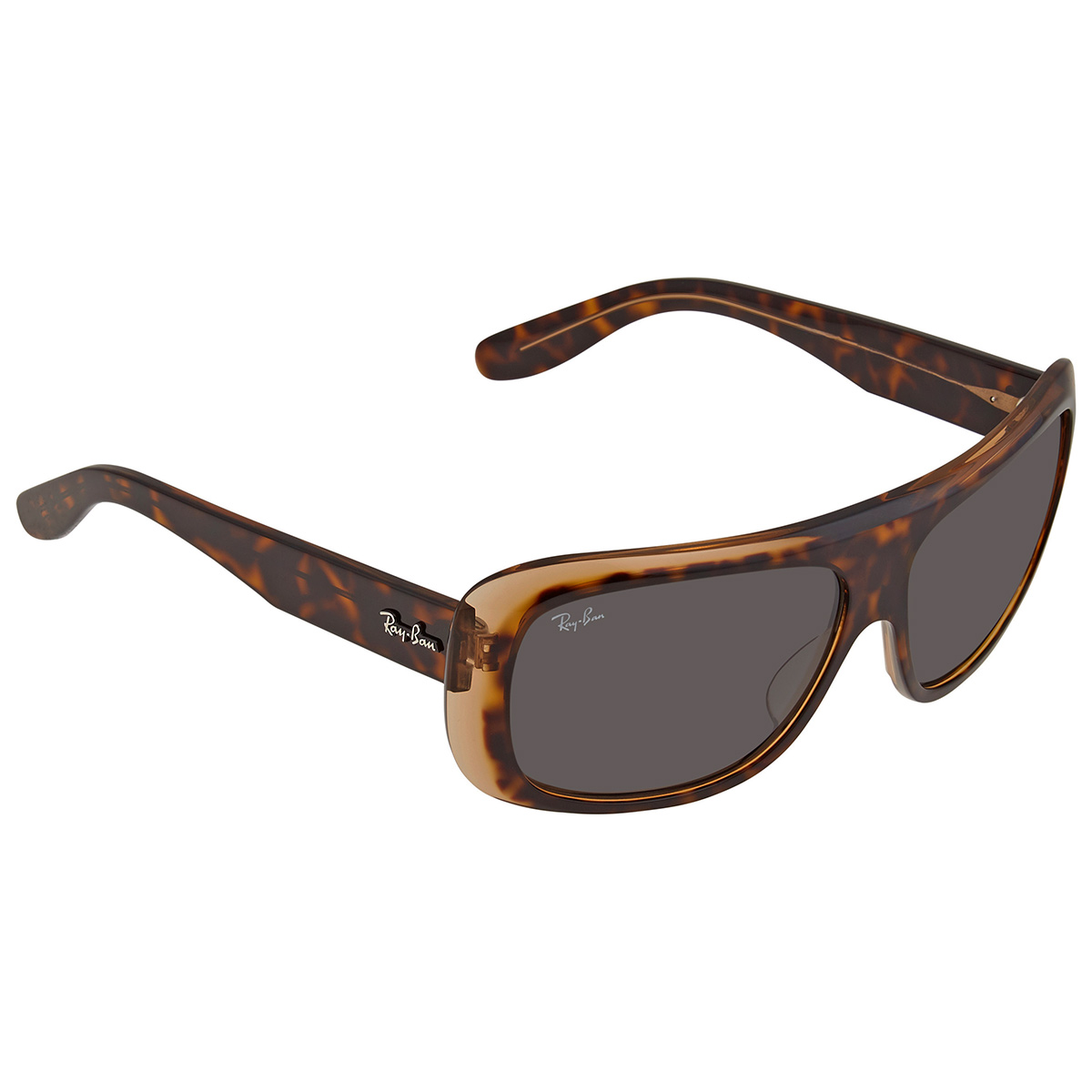 Ray-Ban Blair Dark Grey Rectangular Unisex Sunglasses RB2196 1292B1 61 ...