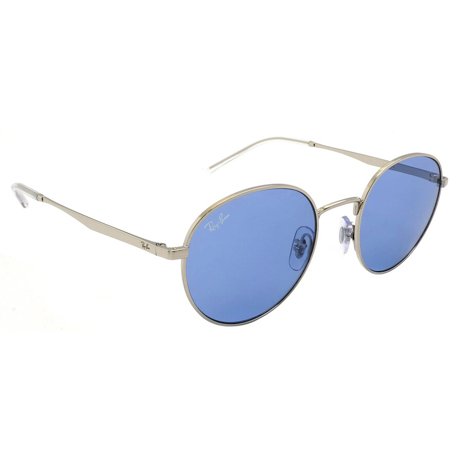 Ray-Ban Blue Classic Round Unisex Sunglasses RB3681 003/80 50 ...