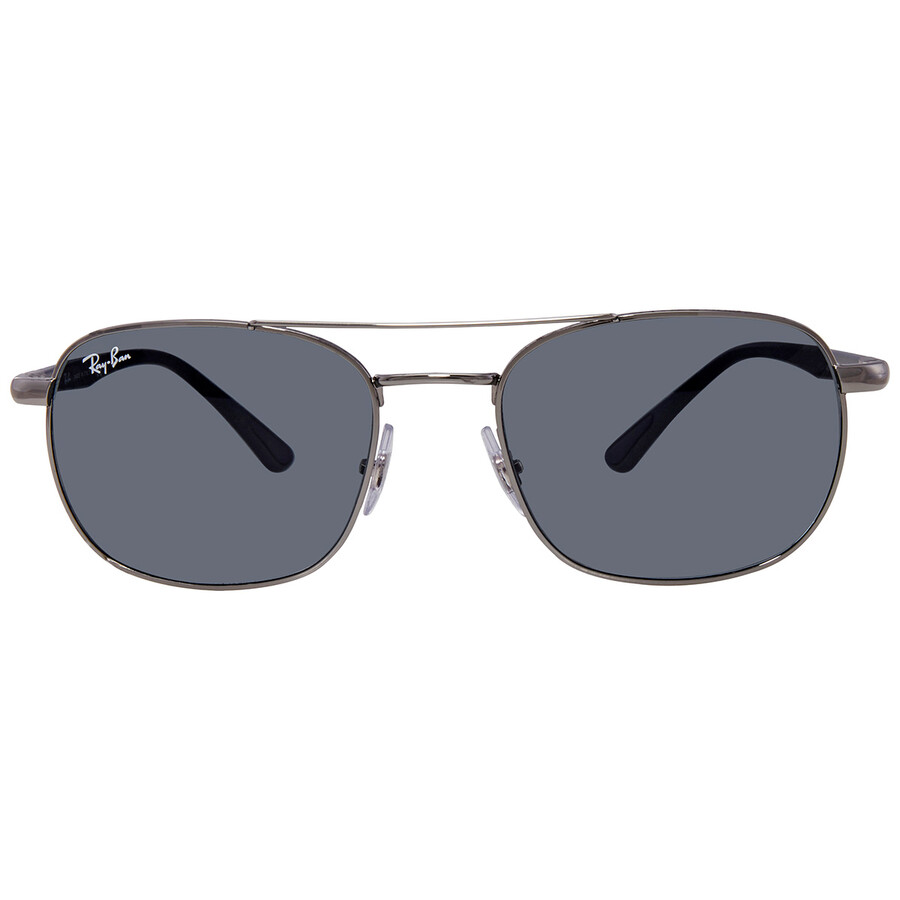Ray-Ban Blue/Grey Square Unisex Sunglasses RB3670 004/R5 54 ...