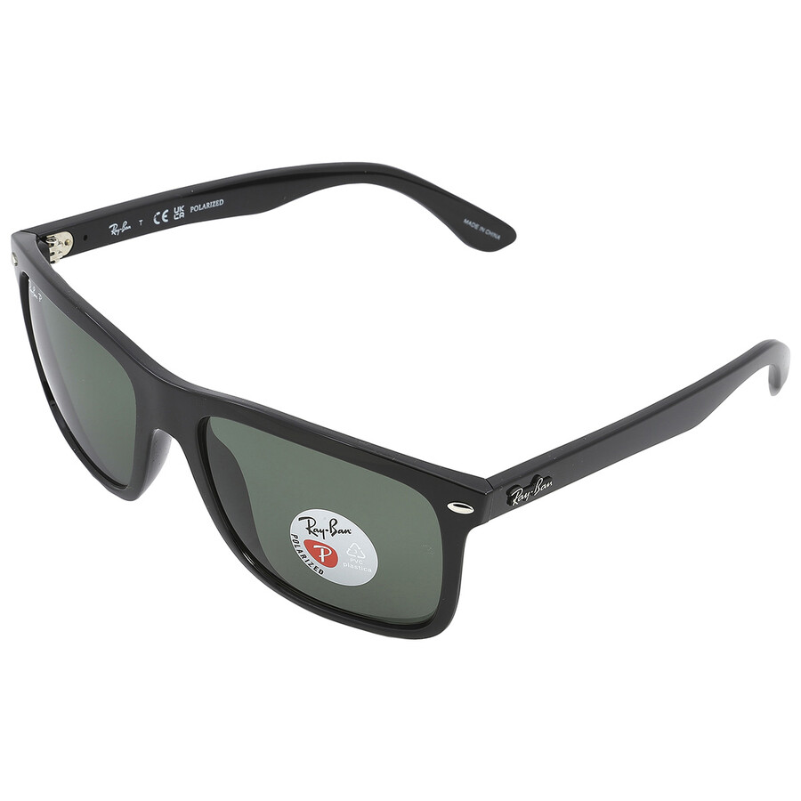 Ray-Ban Boyfriend Two Green Square Unisex Sunglasses RB4547 601/58 57 ...