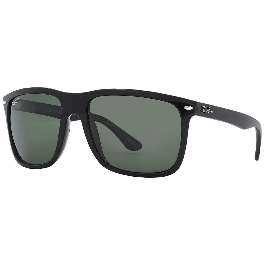 Ray-Ban Boyfriend Two Green Square Unisex Sunglasses RB4547 601/58 60 ...