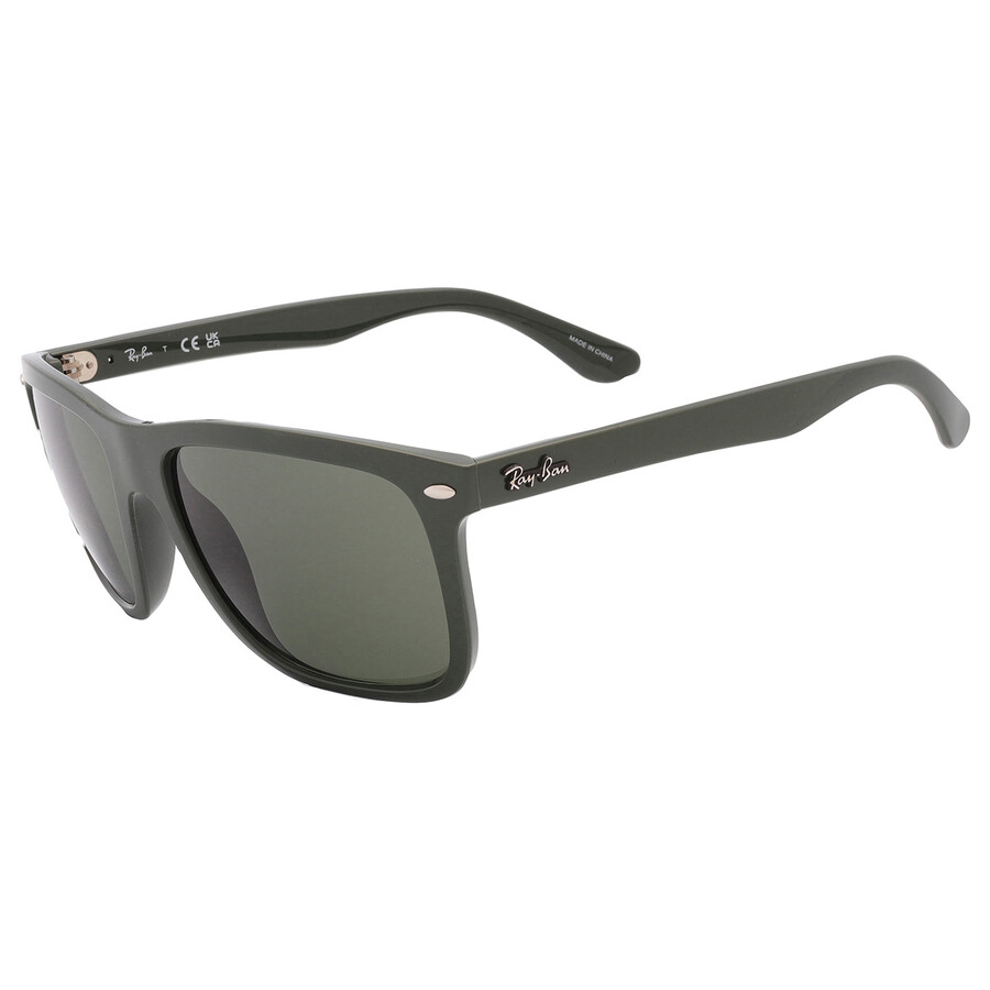 Ray-Ban Boyfriend Two Green Square Unisex Sunglasses RB4547 671931 57 ...