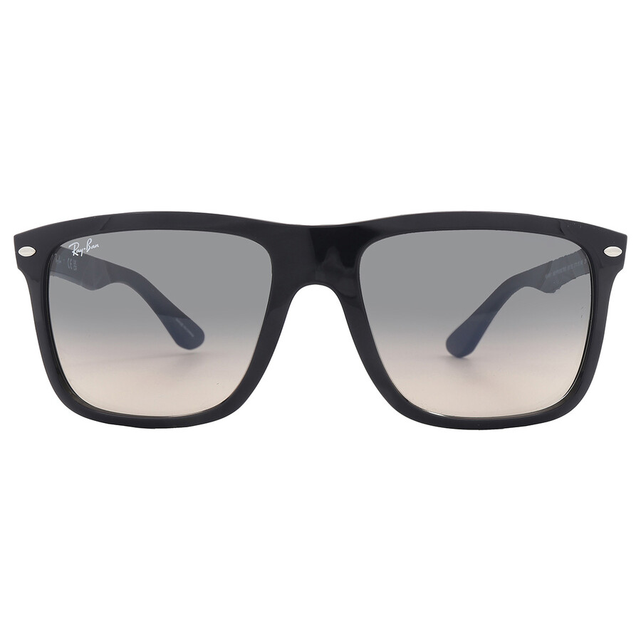 Ray-Ban Boyfriend Two Light Grey Gradient Square Unisex Sunglasses ...