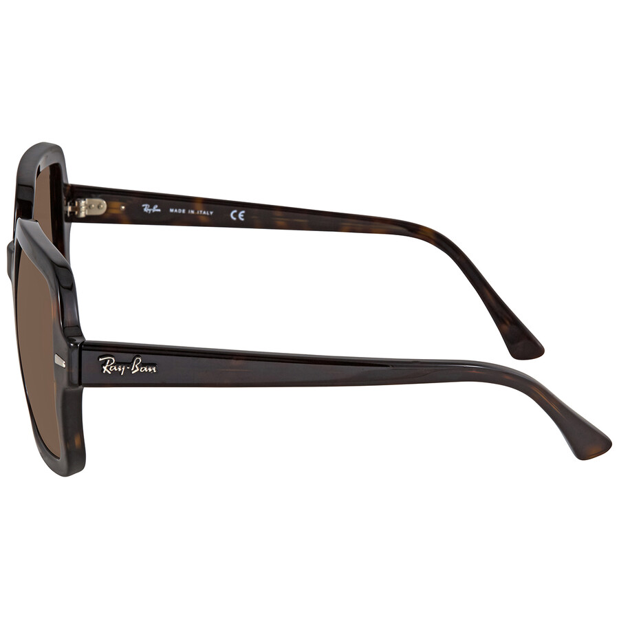 Ray-Ban Brown Classic B-15 Square Ladies Sunglasses RB2188 902/33 53 ...