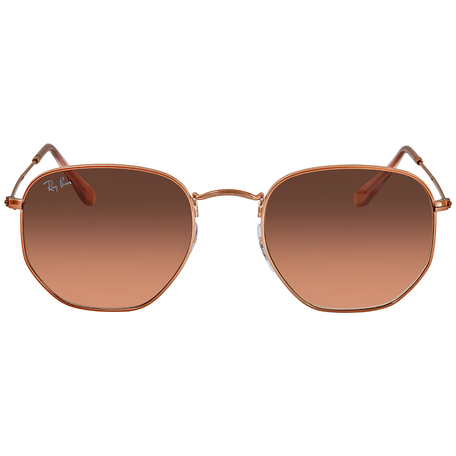 Ray-Ban Brown Gradient Aviator Sunglasses RB3548N 9069A554 ...