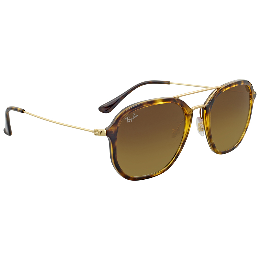 Ray-Ban Brown Gradient Square Sunglasses RB4273 710/85 52 8053672677041 ...