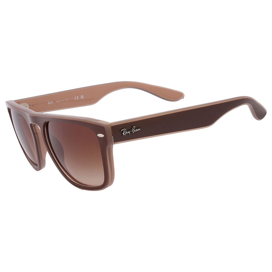 Ray-Ban Brown Gradient Square Unisex Sunglasses RB4407 673113 57 ...