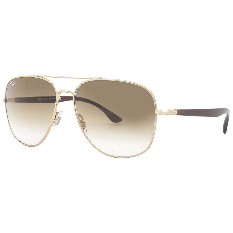 Ray-Ban Brown Square Unisex Sunglasses RB3683-001/51-59 RB3683 001/51 ...