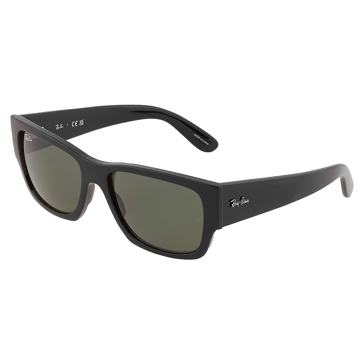 Ray-Ban Carlos Green Rectangular Unisex Sunglasses RB0947S 901/31 56 ...