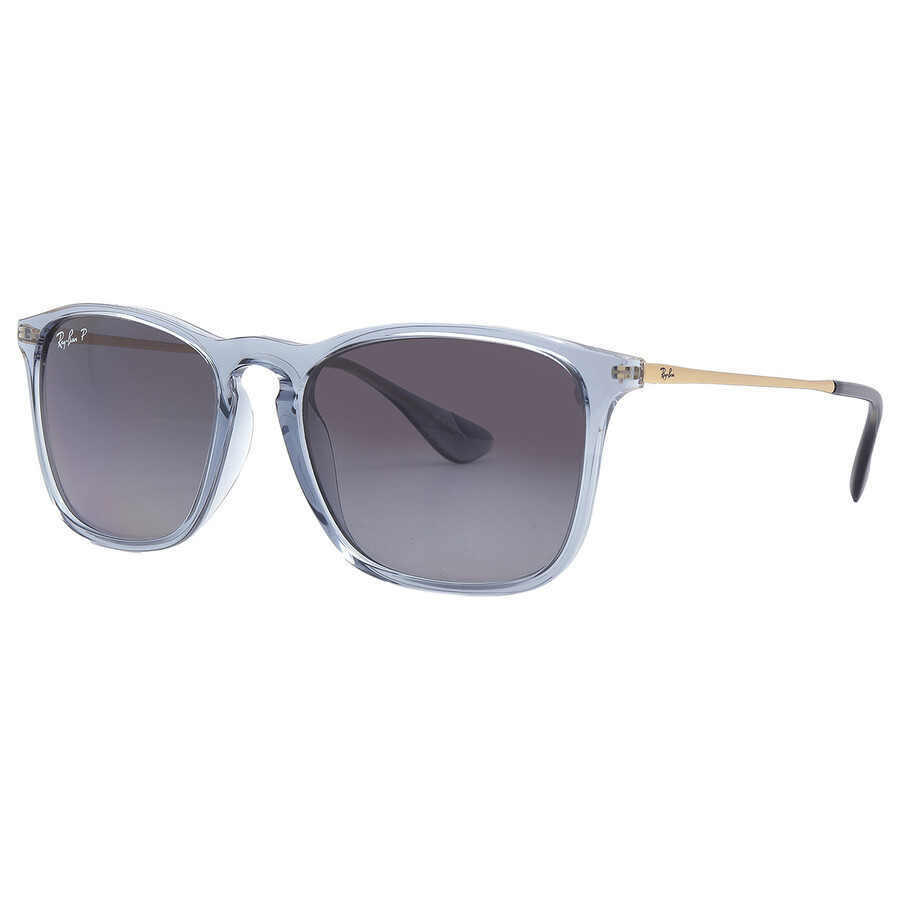 Ray-Ban Chris Grey Gradient Square Men's Sunglasses RB4187 6592T3 54 ...