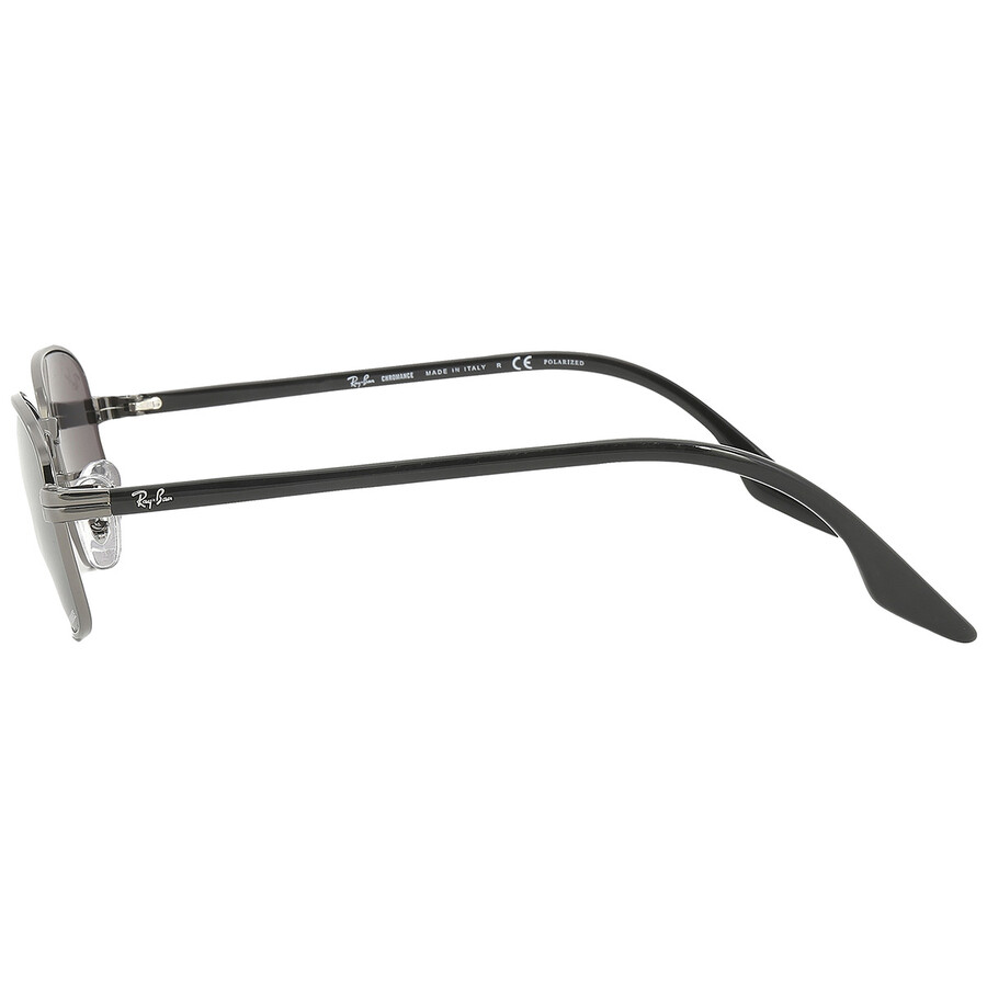 Ray-Ban Chromance Polarized Grey Rectangular Unisex Sunglasses RB3690 ...