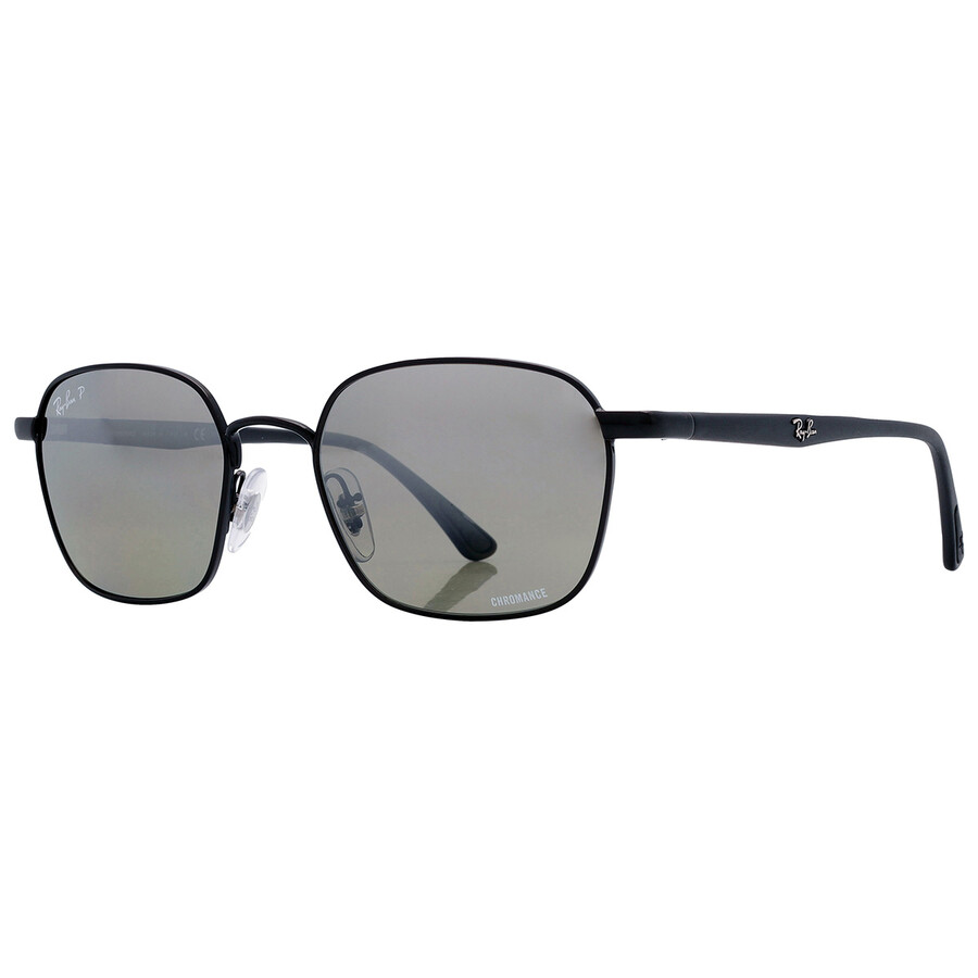 Ray-Ban Chromance Silver Square Men's Sunglasses RB3664CH 002/5J 50 ...