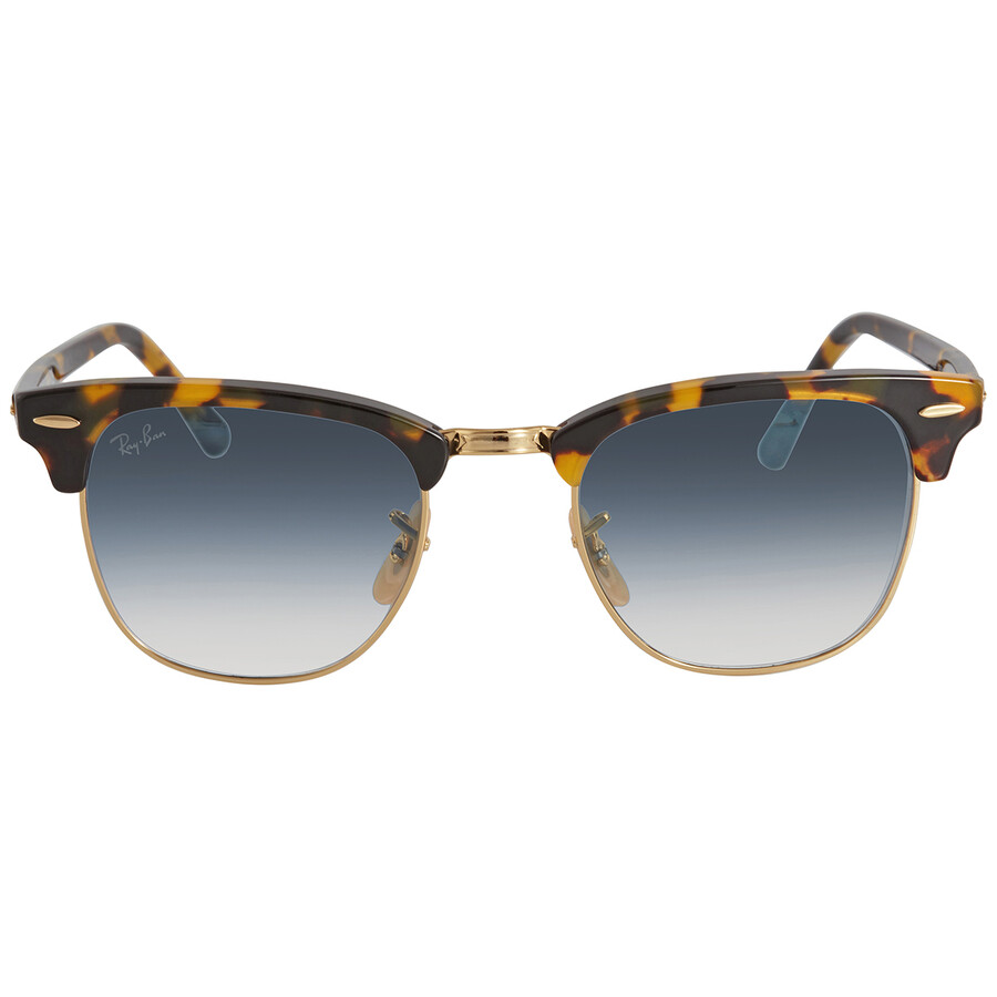 Ray-Ban Clubmaster Fleck Light Blue Gradient Square Unisex Sunglasses ...