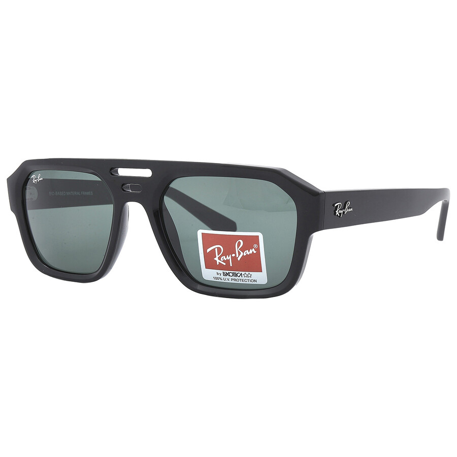 Ray-Ban Corrigan Bio Based Dark Green Navigator Unisex Sunglasses ...