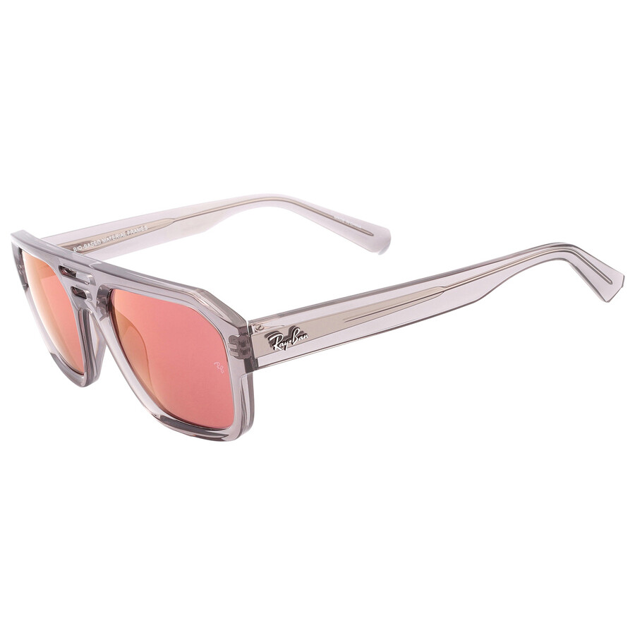 Ray-Ban Corrigan Dark Violet Red Irregular Unisex Sunglasses RB4397 ...