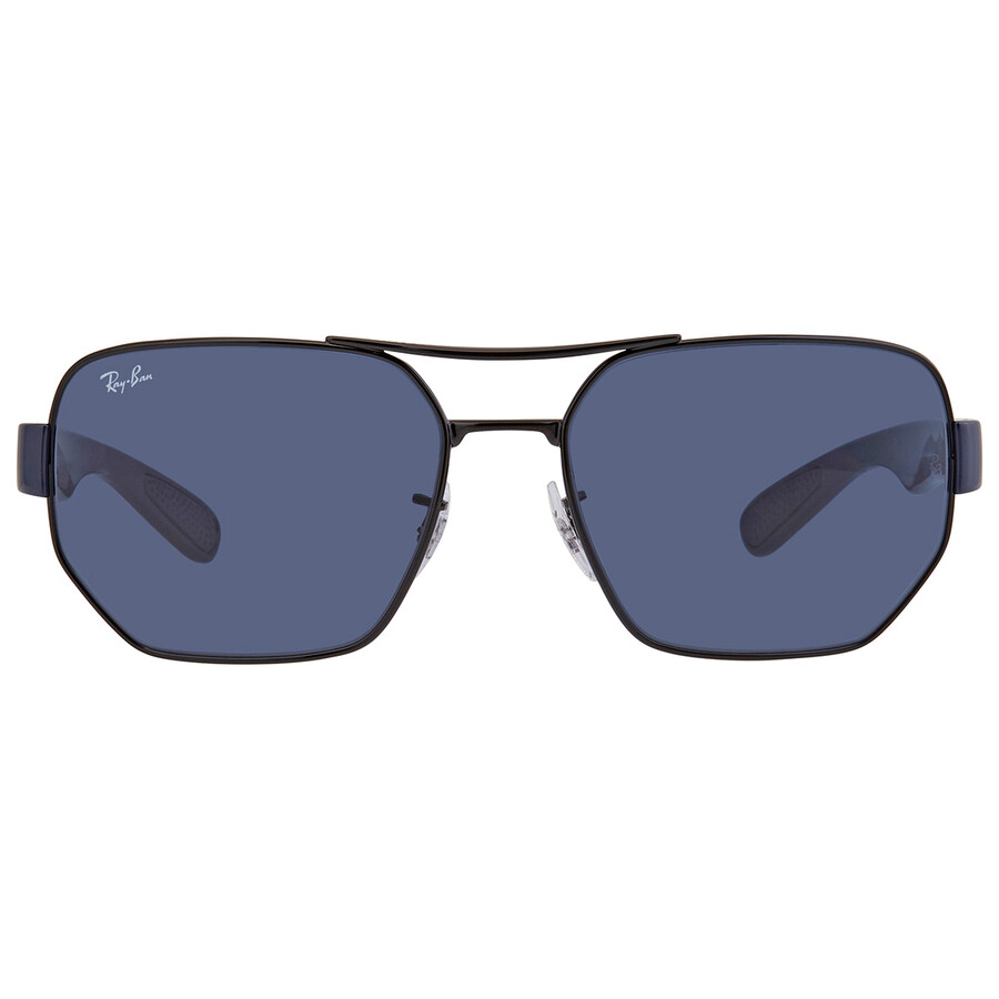 Ray-Ban Dark Blue Geometric Sunglasses RB3672 002/80 60 8056597431989 ...