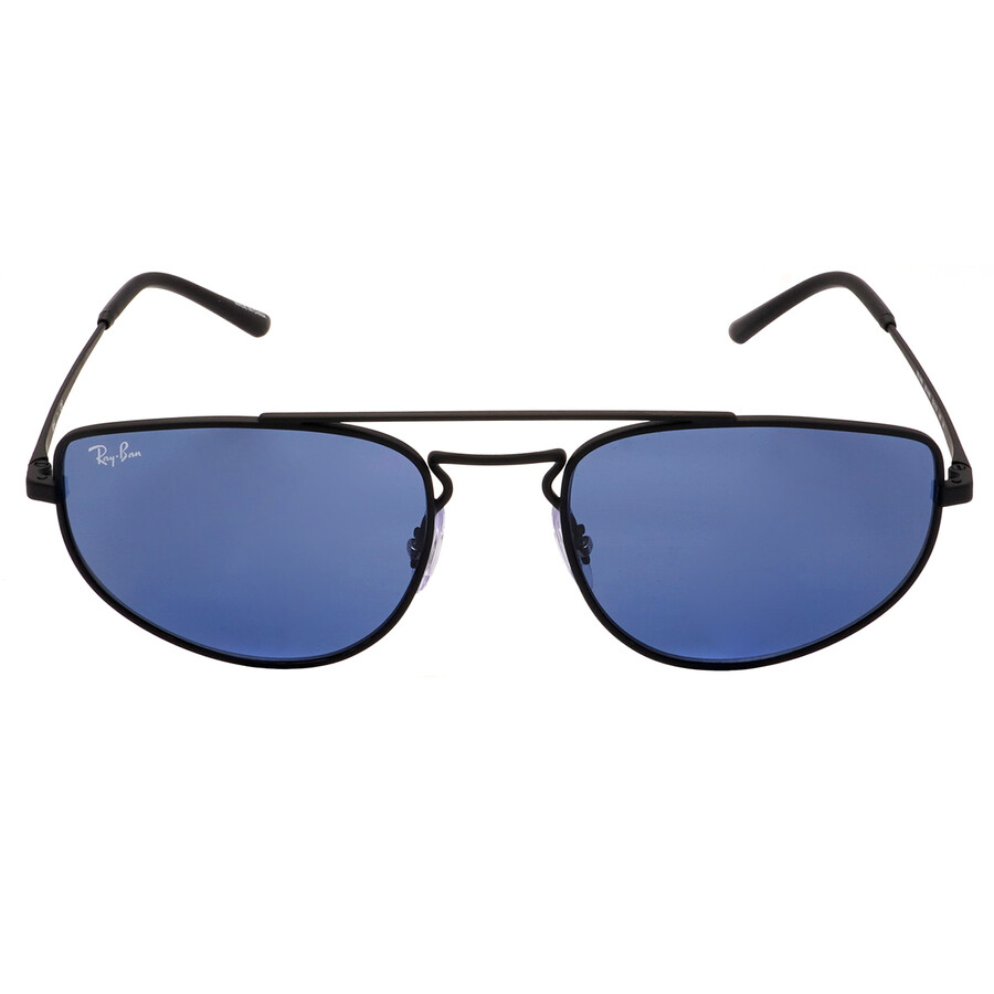 Ray-Ban Dark Blue Rectangular Unisex Sunglasses RB3668 901480 55 ...