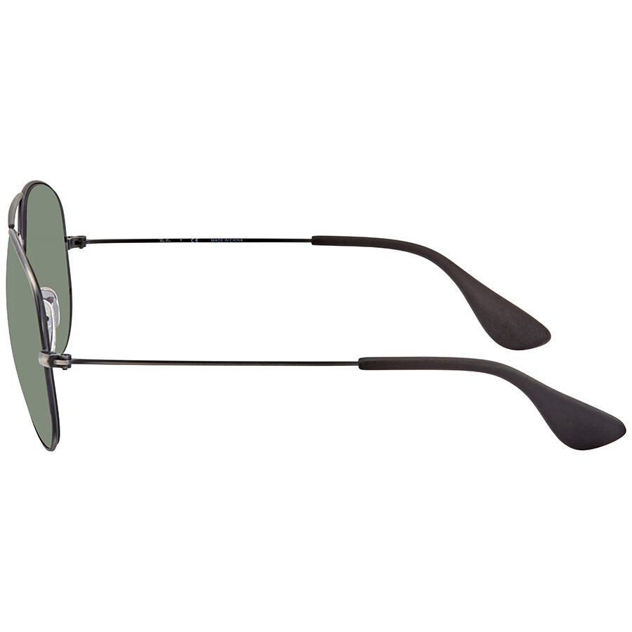 Ray-Ban Dark Green Pilot Unisex Sunglasses RB3558 913971 58 ...