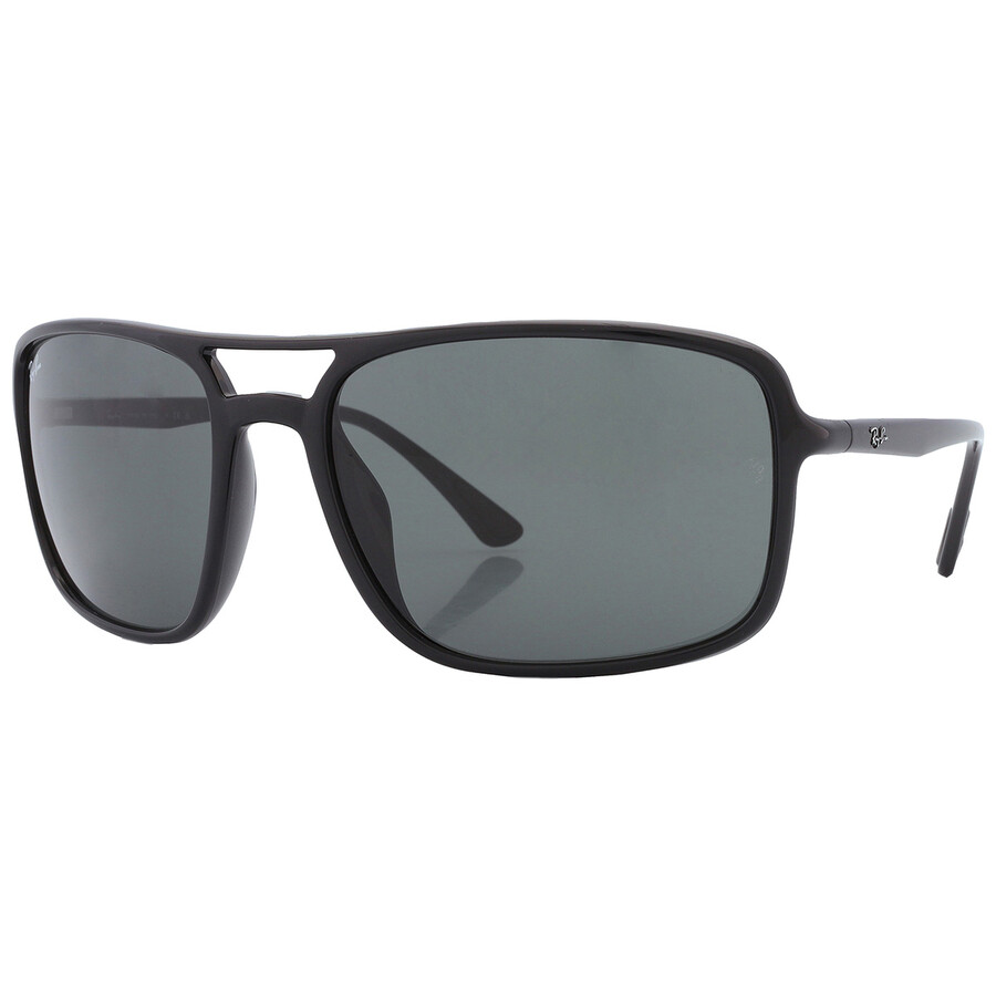 Ray-Ban Dark Green Rectangular Unisex Sunglasses RB4375 601/71 60 ...