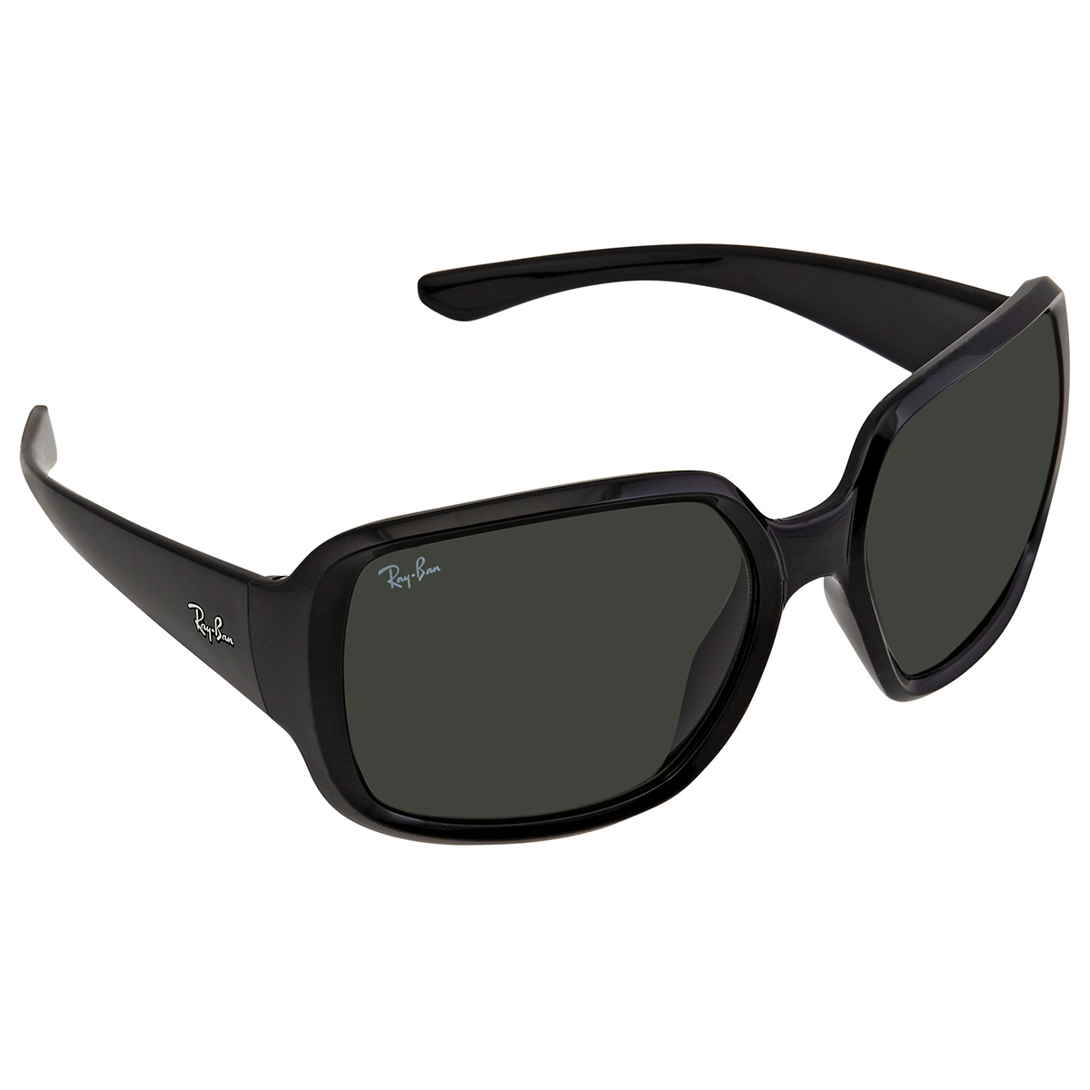 Ray-Ban Dark Green Square Unisex Sunglasses RB4347 601/71 60 ...