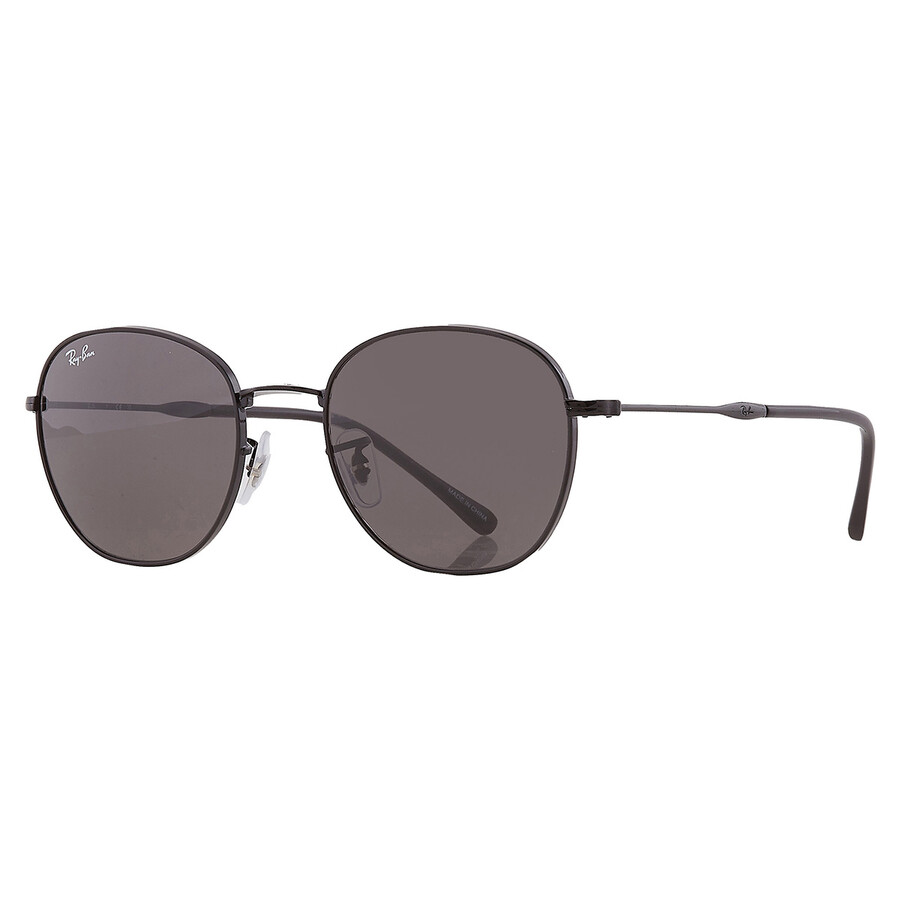 Ray-Ban Dark Grey Phantos Unisex Sunglasses RB3809 002/B1 53 ...