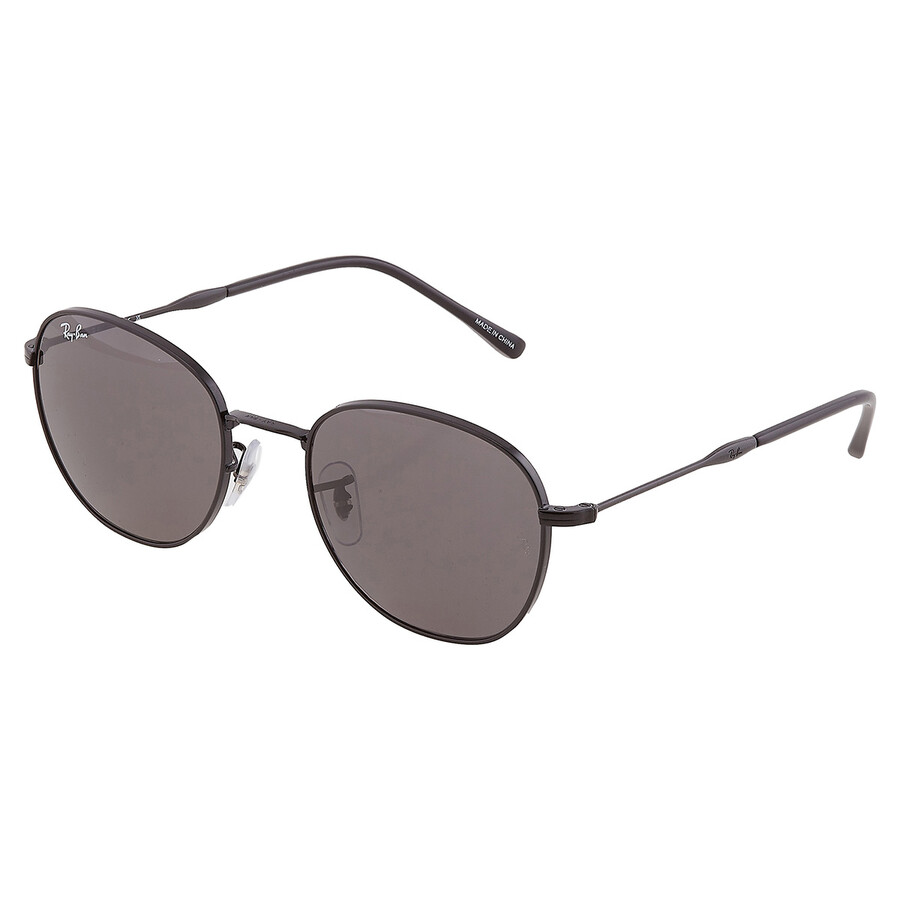 Ray-Ban Dark Grey Phantos Unisex Sunglasses RB3809 002/B1 53 ...