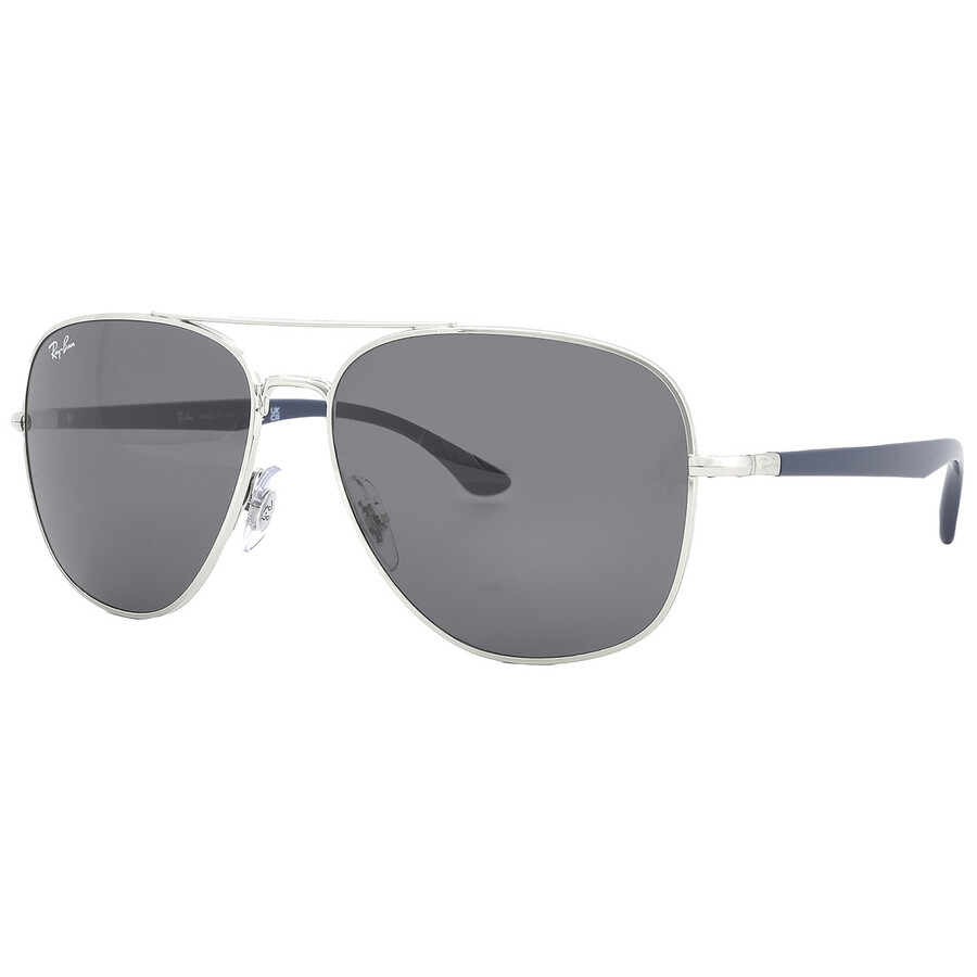 Ray-Ban Dark Grey Square Unisex Sunglasses RB3683 003/B1 59 ...