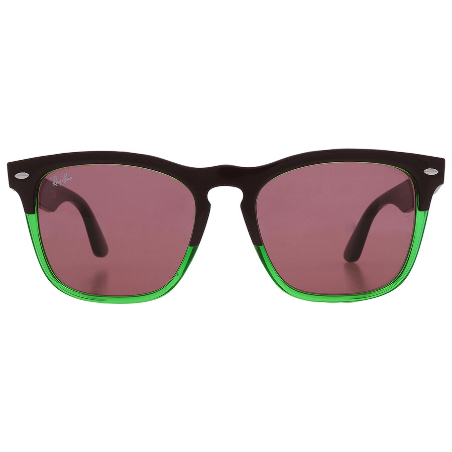 Ray-Ban Dark Violet Square Unisex Sunglasses RB4487 663469 54 ...