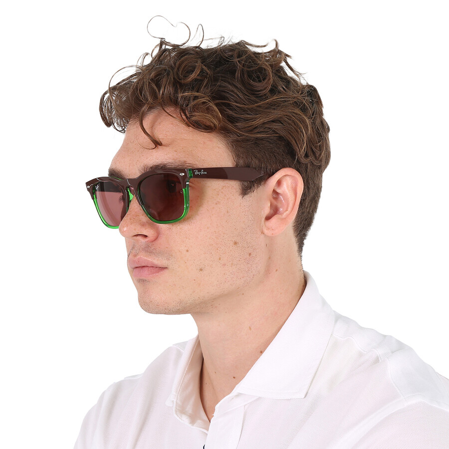 Ray-Ban Dark Violet Square Unisex Sunglasses RB4487 663469 54 ...