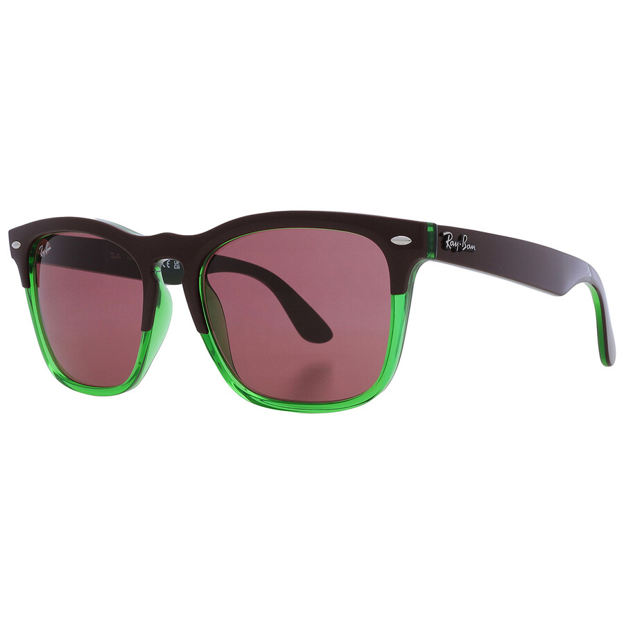 Ray-Ban Dark Violet Square Unisex Sunglasses RB4487 663469 54 ...