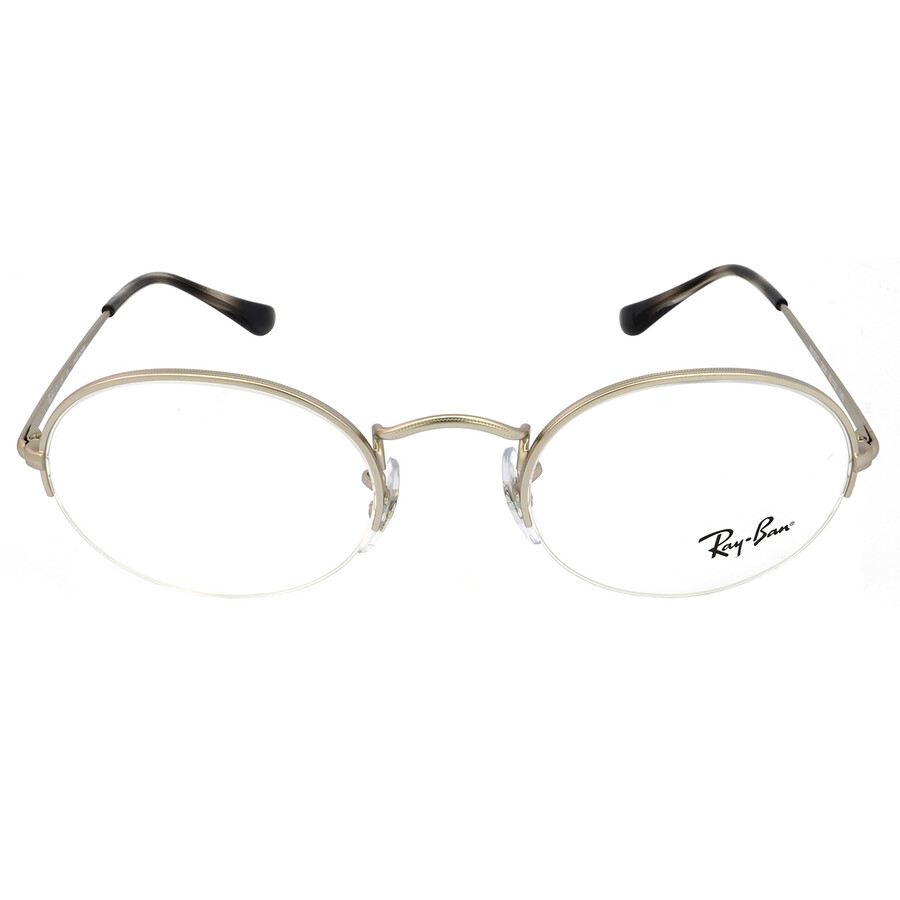 Ray-Ban Demo Oval Unisex Eyeglasses RX6547 2538 49 8056597028226 ...