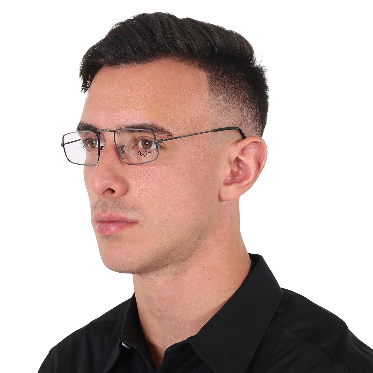 Ray-Ban Demo Rectangular Unisex Eyeglasses RX3957V 3118 49 ...